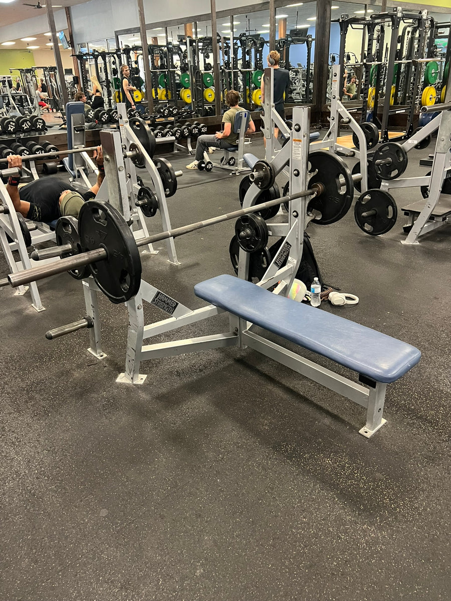 Hammer Strength Plate Loaded Horizontal Bench– Buy & Sell Fitness
