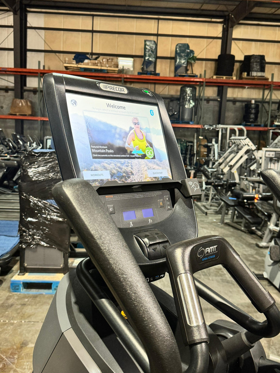 Precor 885 AMT Open Stride w/ P82 Console– Buy & Sell Fitness