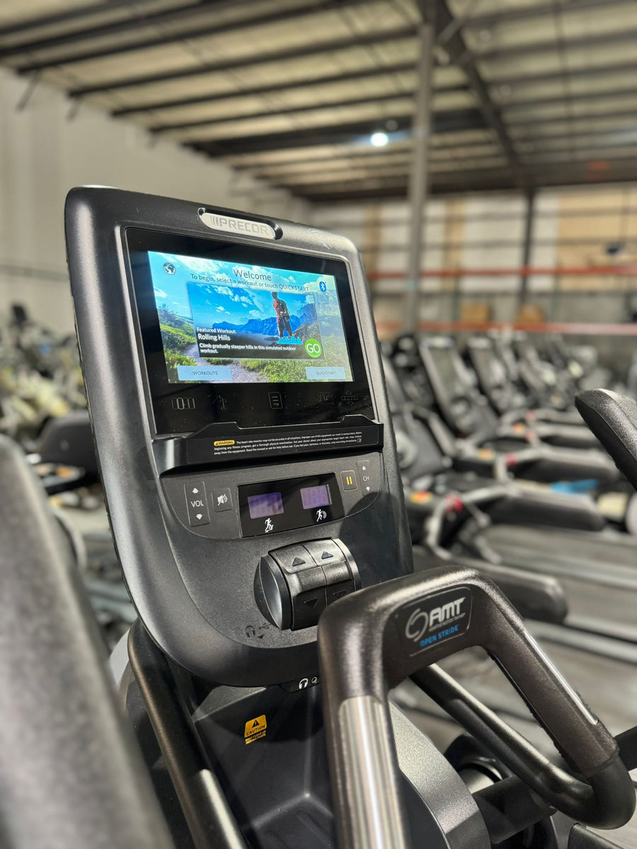 Precor AMT 865 AMT Open Stride w/ P62 Console– Buy & Sell Fitness
